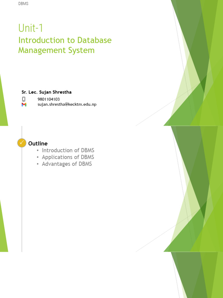 Chapter 1 Introduction | PDF | Databases | Database Schema Chapter 1 Introduction | PDF | Databases | Database Schema