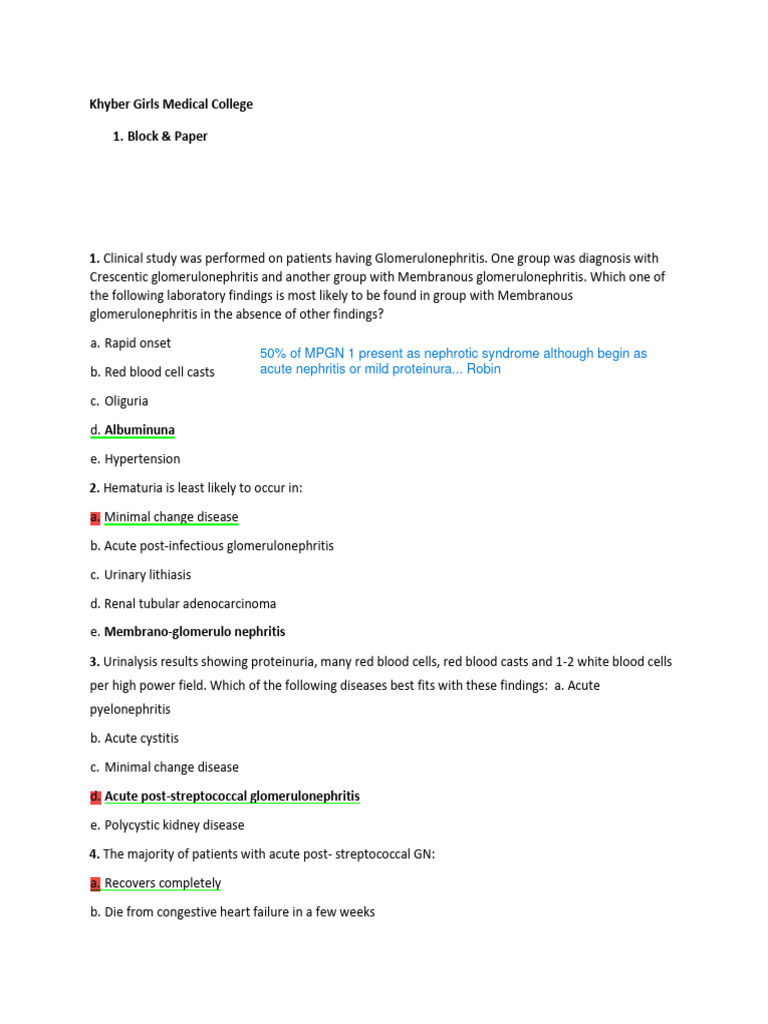 KGMC BLOCK L 2023. Revisedd (Follow Yellow) | PDF | Medical Specialties ...