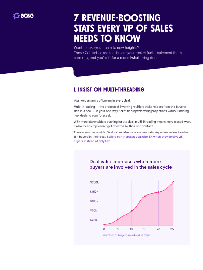 7 Revenue Boosting Stats Every VP of Sales Needs To Know - v3 | PDF ...