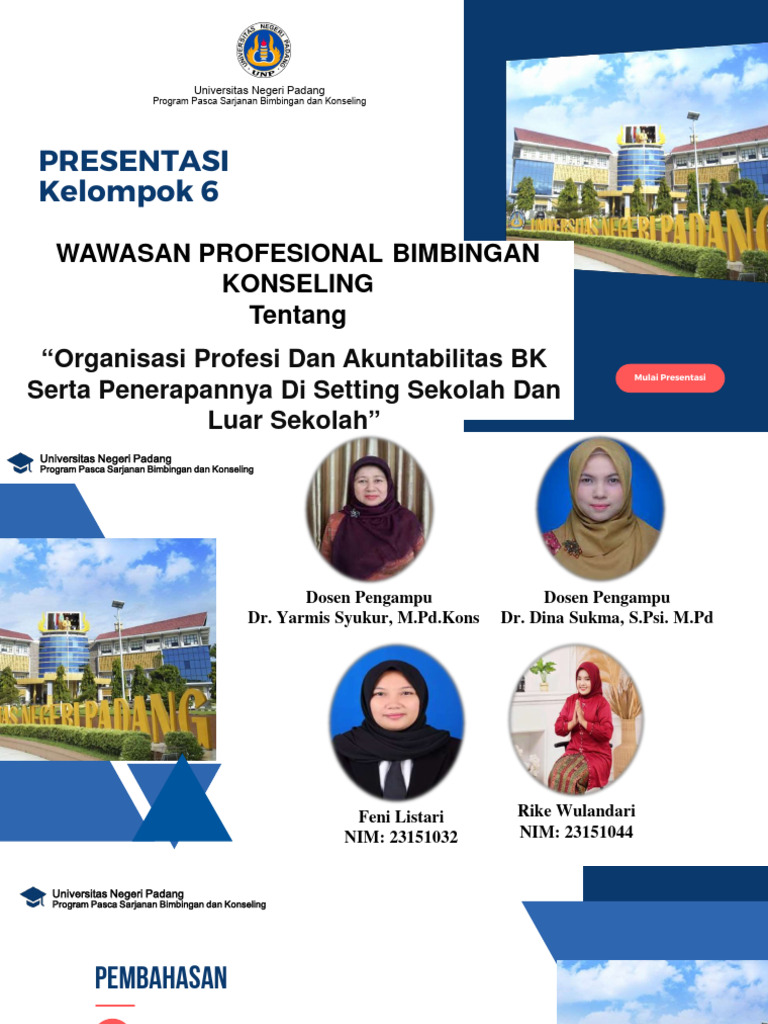 Kelompok 6 Wawasan Profesional BK Senin 10122023 | PDF