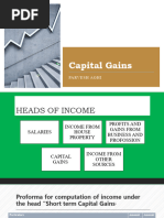Capital Gain Indexation Chart | PDF