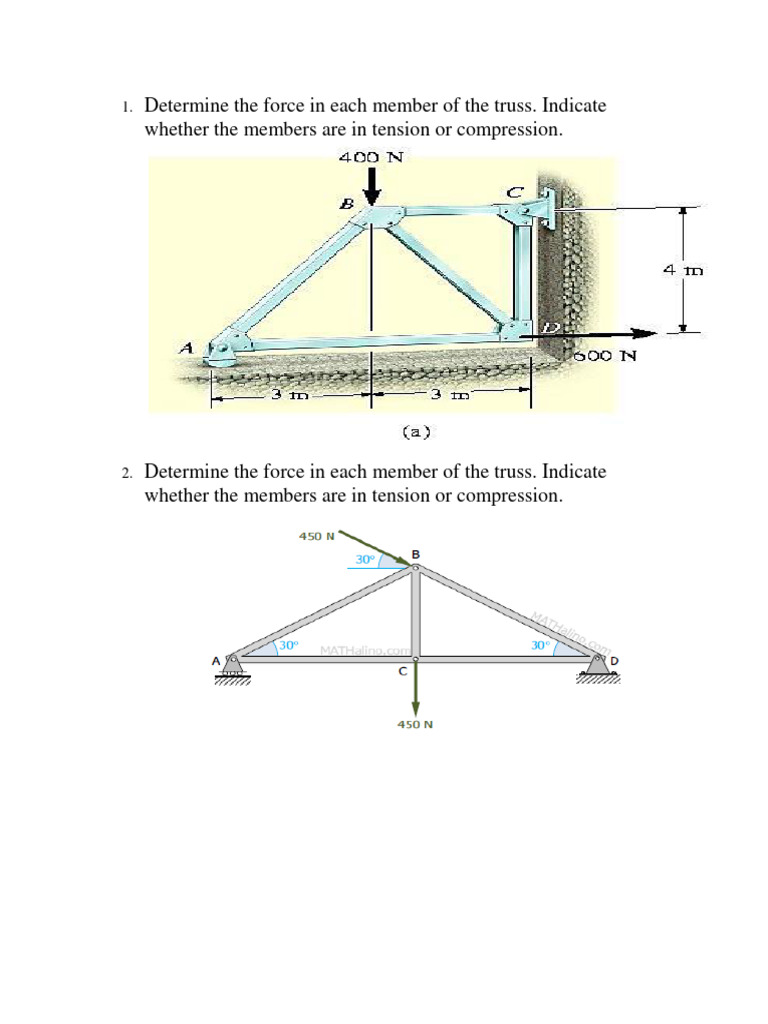 Truss Force Analysis & Zero-Force Members | PDF | Truss | Mechanical Engineering