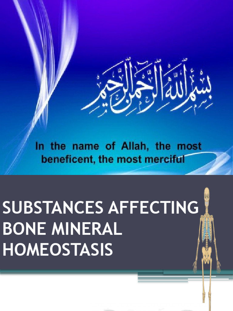 Bone Mineral Homeostasis Factors | PDF | Bone | Vitamin D