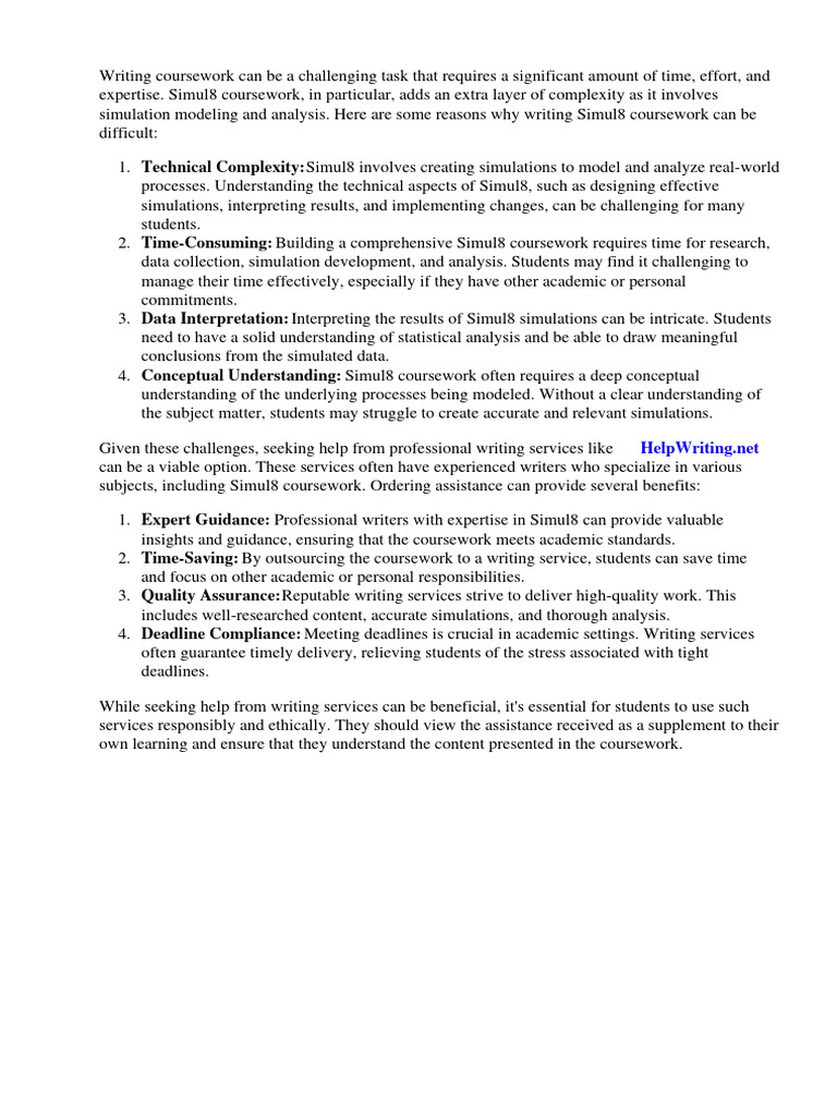 Simul8 Coursework | PDF | Simulation | Usability