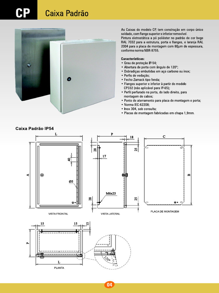 Caixas para Montagem Eletrica - Catalogo | PDF