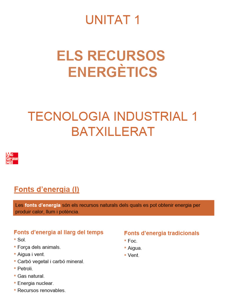 TEC IND 1r Unitat 1 Resum | PDF
