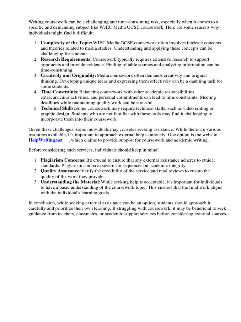 Wjec Media Gcse Coursework | PDF | Facebook | Plagiarism