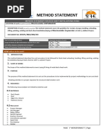 Roof Sheeting Installation Method Statement | PDF | Crane (Machine) | Roof