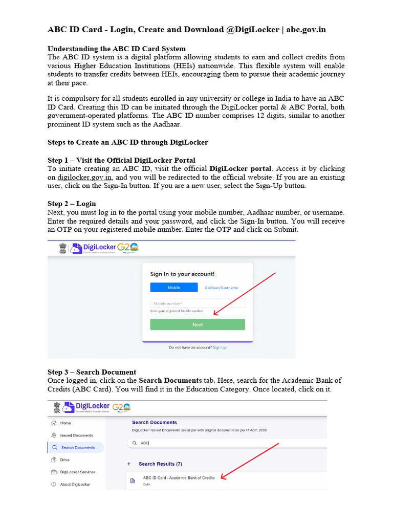 ABC ID Card | PDF | Login | User (Computing)