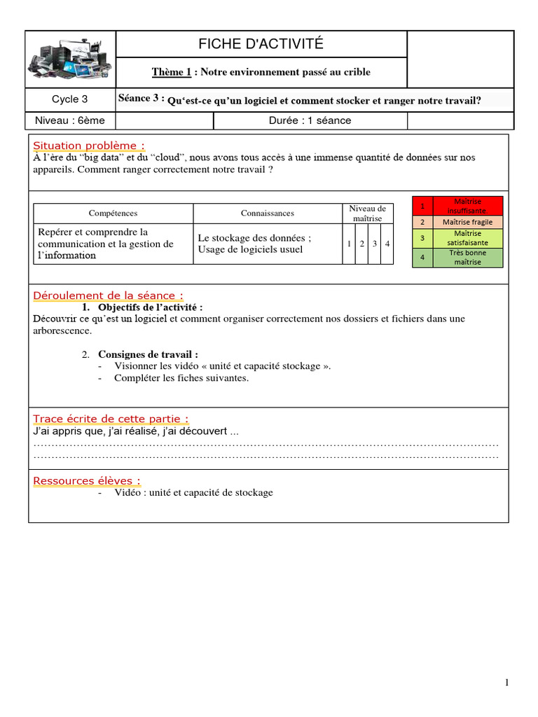 6 Séance 3 | PDF | Fichier informatique | CD-ROM