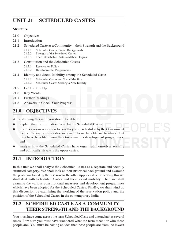 Block 6 | PDF | Dalit | Caste