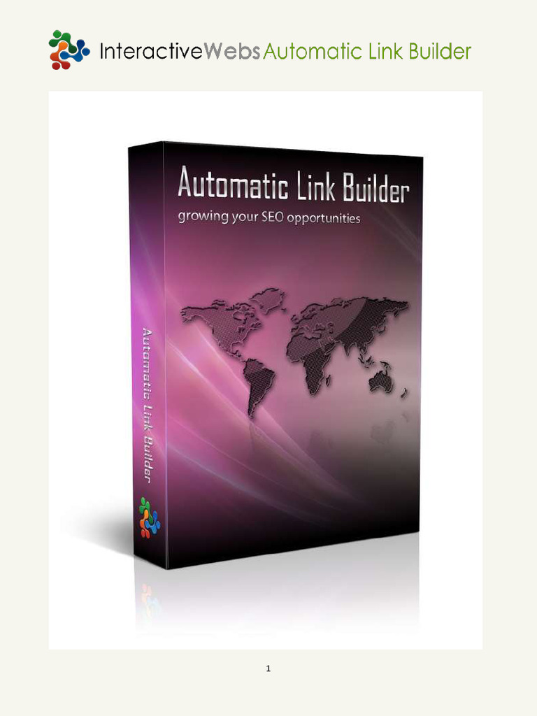 Automatic Link Builder Manual | PDF | Hyperlink | Websites
