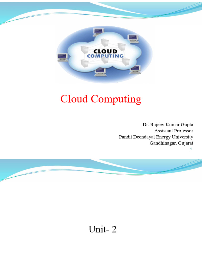 Complete Unit 2 | Download Free PDF | Cloud Computing | Platform As A Service