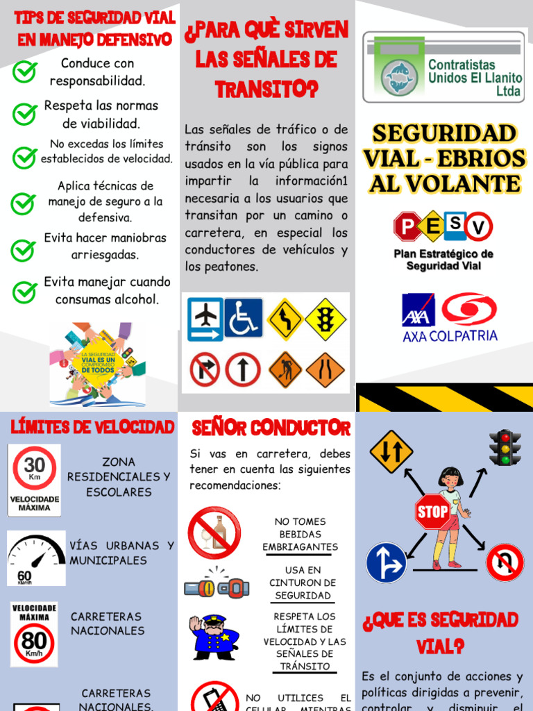 Normas de Seguridad Vial Esenciales | PDF | Seguridad vial ...