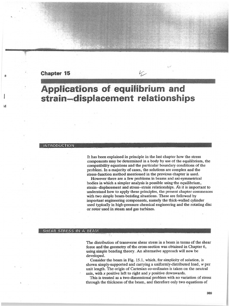 Variation of Stress and Strain (CH. 15) | PDF