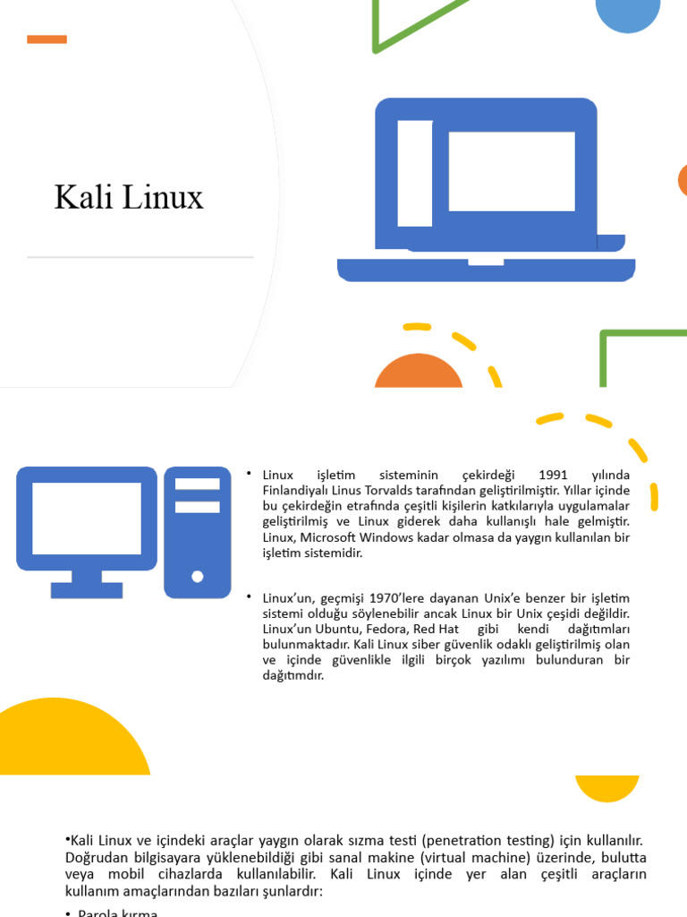 Hafta - 2 Kali Linux | PDF