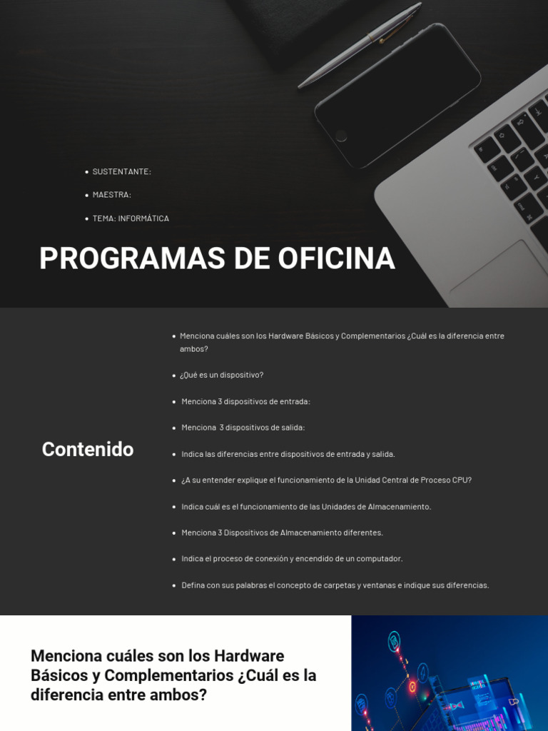 Programas de Oficina | PDF | Hardware de la computadora ...