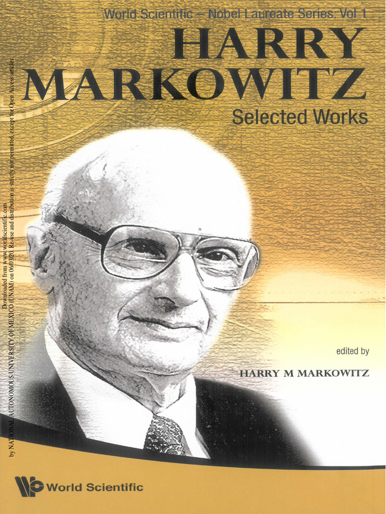 Selected Works. Harry Markowitz | PDF | Modern Portfolio Theory | Utility