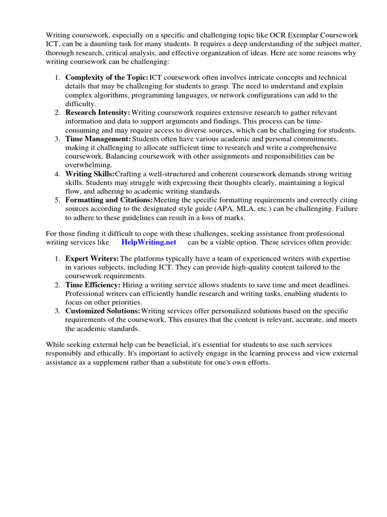 Ocr Exemplar Coursework Ict | PDF | Internet | Wi Fi