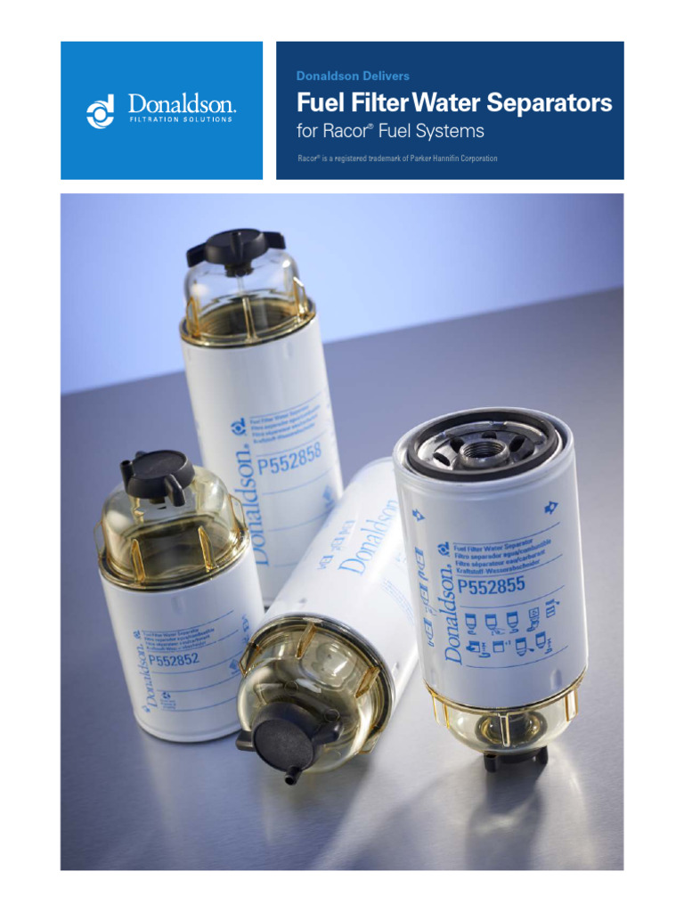 Fuel-Filters-for-Racor-Fuel-Systems Donaldson | PDF | Filtration ...