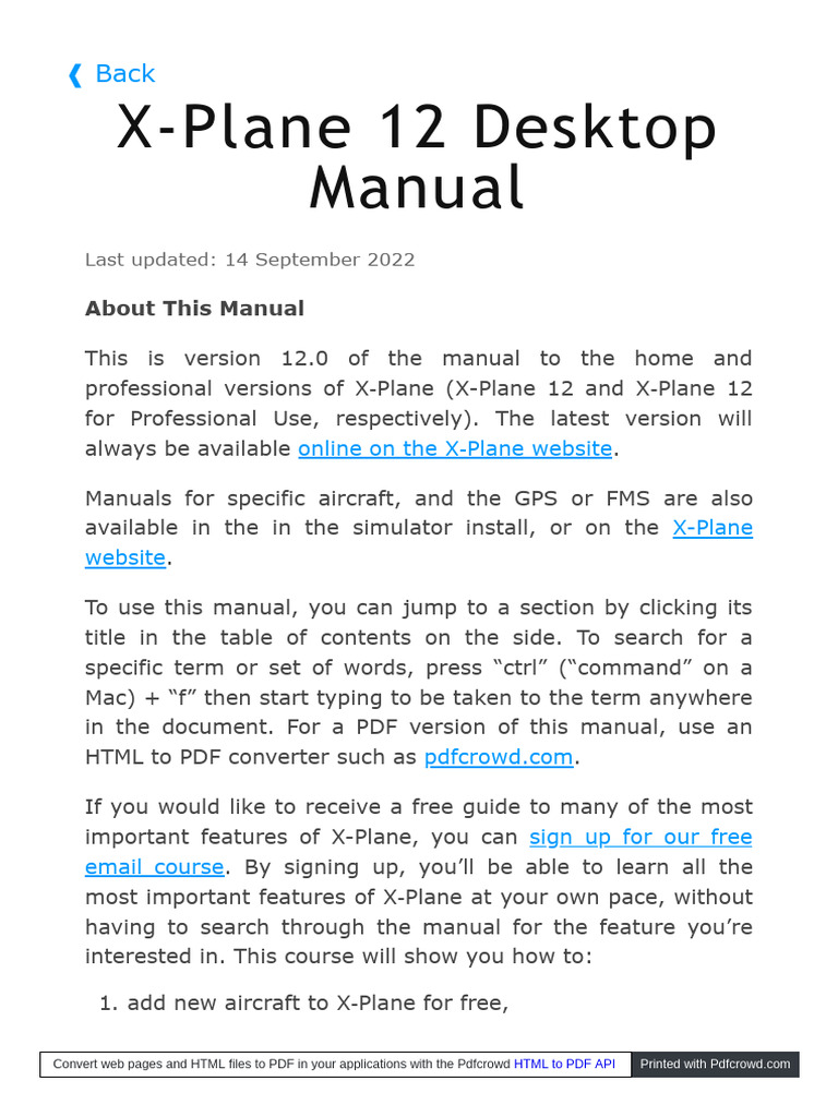 WWW X Plane Com Manuals Desktop Index HTML Viewmod | PDF | Installation ...