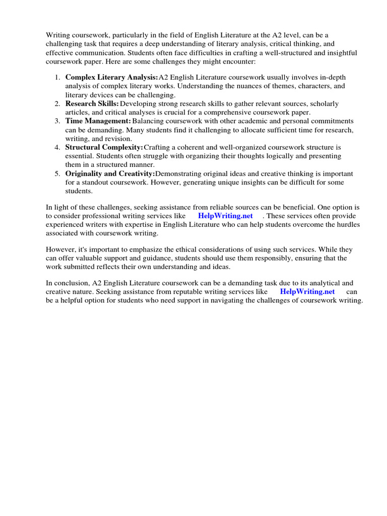 English Literature A2 Coursework Structure | PDF | Rhetoric | Critical ...