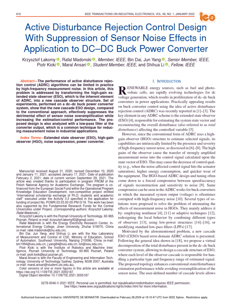 Article Mise en Cascade | PDF | Electrical Network | Control Theory