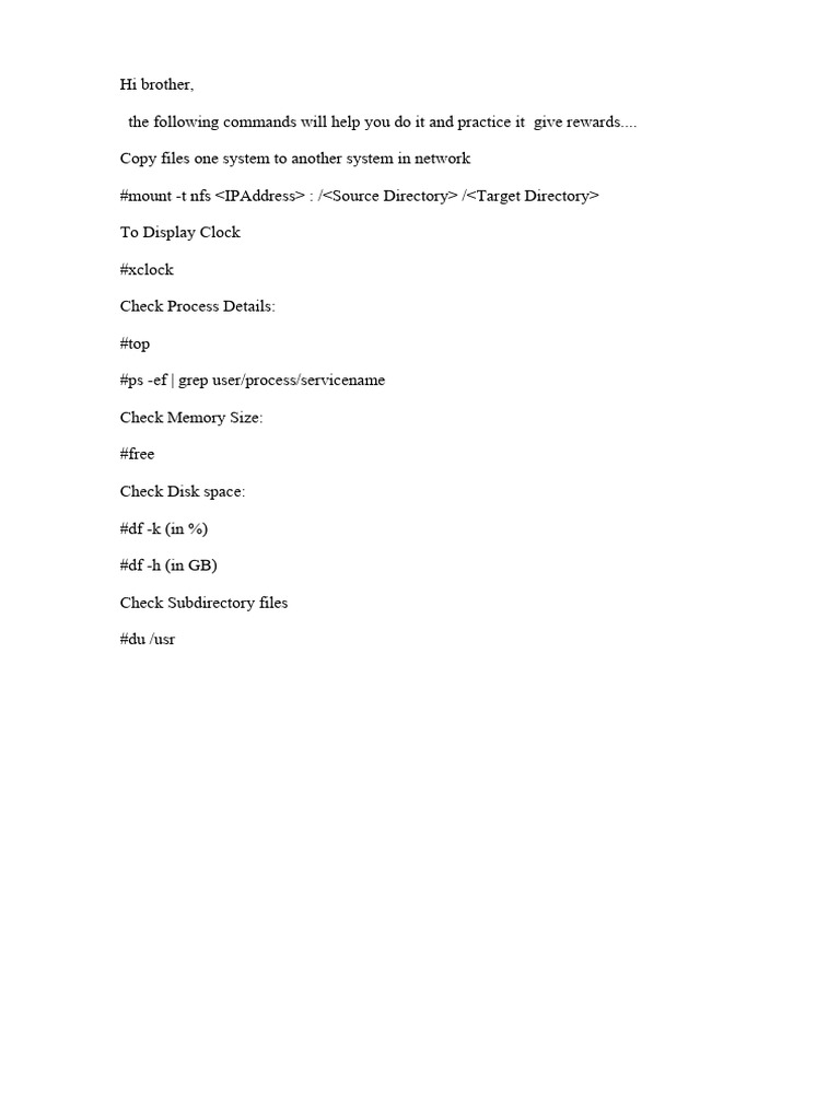 Essential Linux Commands for SAP Basis | PDF | Computer File | File ...