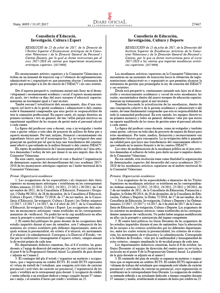 Instrucciones Isea | PDF