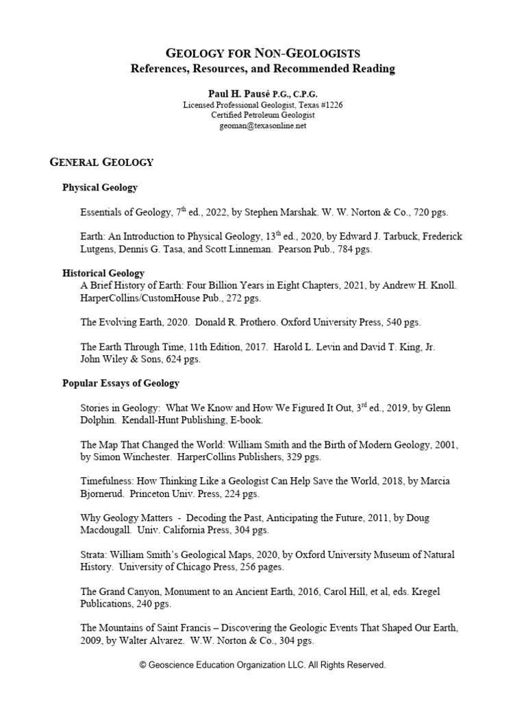 Petroleum Geology Reading - Denver | PDF | Social Science