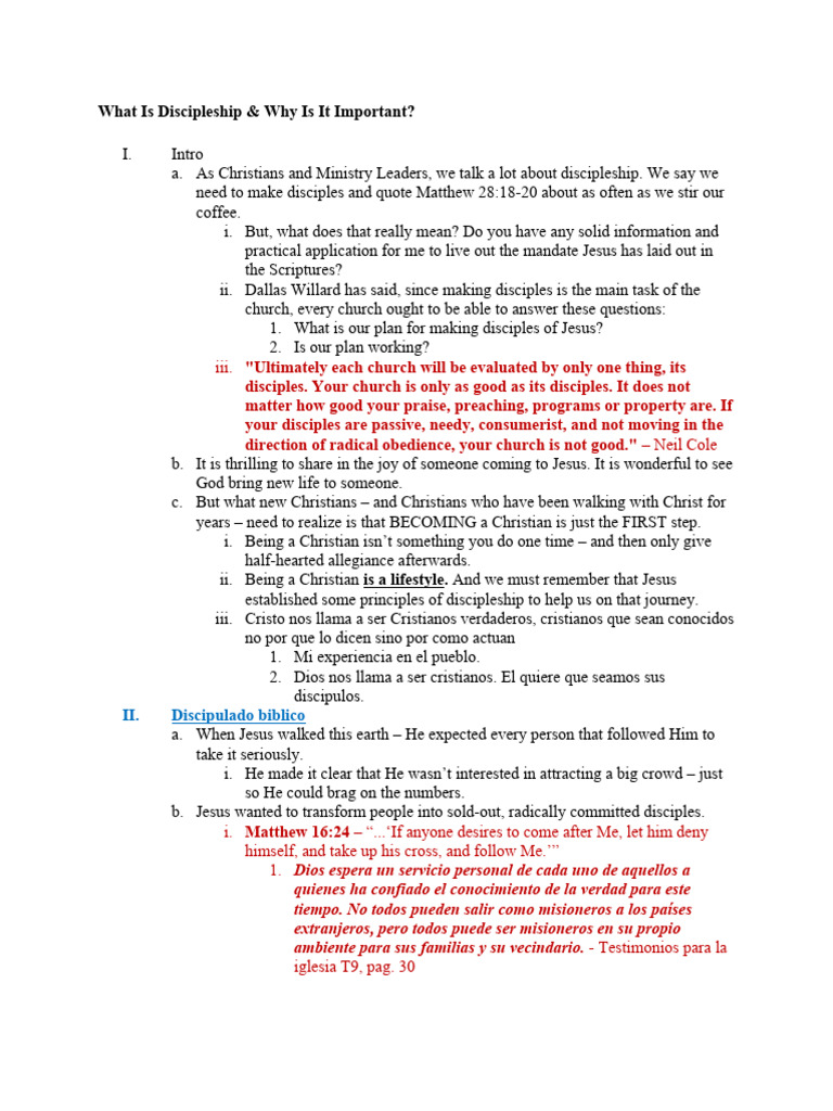 What Is Discipleship | PDF | Disciple (Christianity) | Jesus