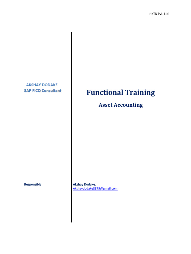 Asset Accounting Configuration Steps | PDF | Depreciation | Lease Asset Accounting Configuration Steps | PDF | Depreciation | Lease