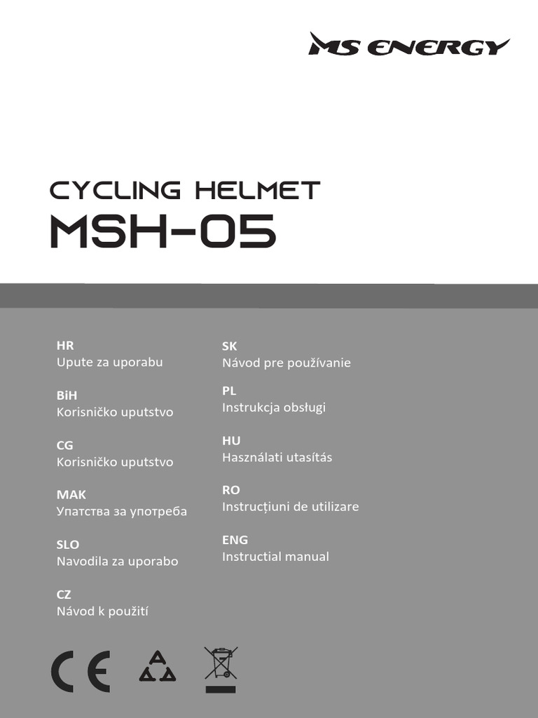MSH 05 Helmet Um | PDF