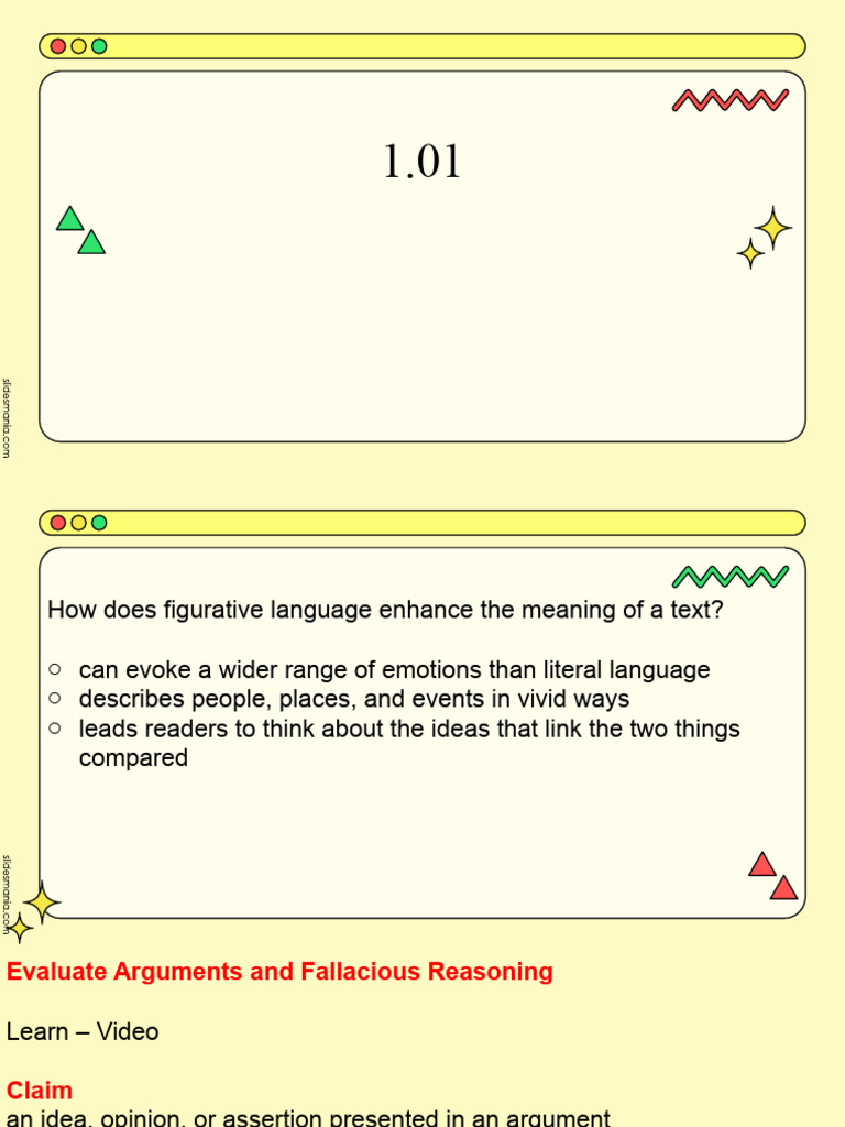 1 01 | PDF | Argument | Reason