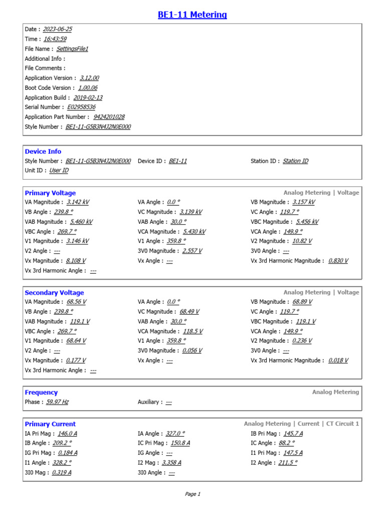 Ajuste de Rele | PDF | Electricity | Electrical Engineering