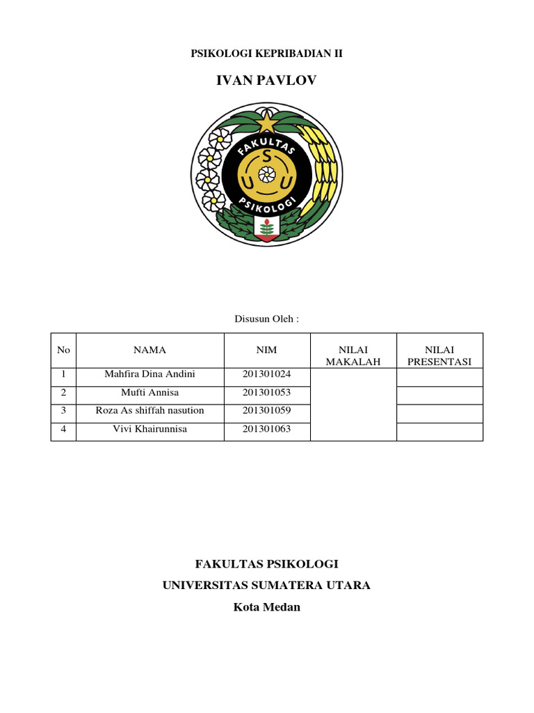 Makalah Kelompok 1-Psi - Kepribadian 2 | PDF