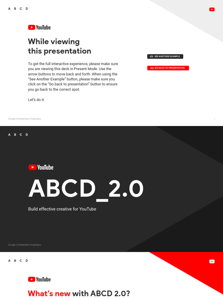 YouTube ABCD 2.0 Creative Framework | PDF | Brand | Advertising