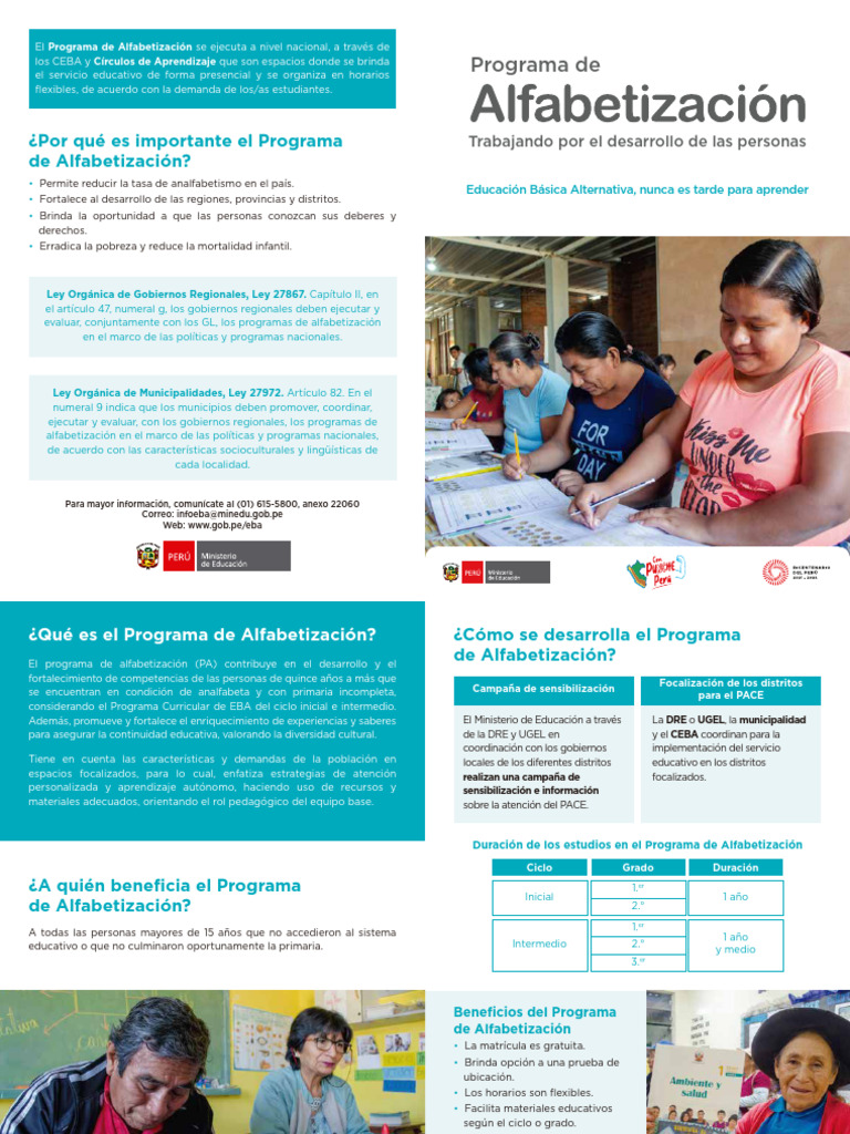 Alfabetización EBA | PDF | Literatura | Aprendizaje