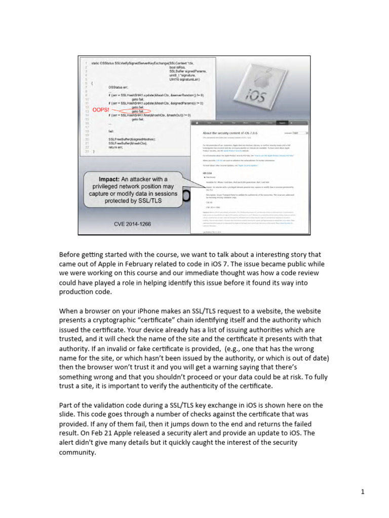 Lec6-7 Secure Code Review1 | PDF