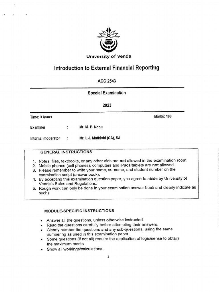 Financial Accounting Notes | PDF