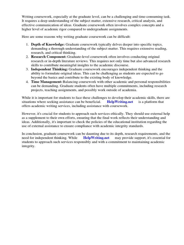 Graduate Coursework Vs Research | PDF | Academic Degree | Thesis