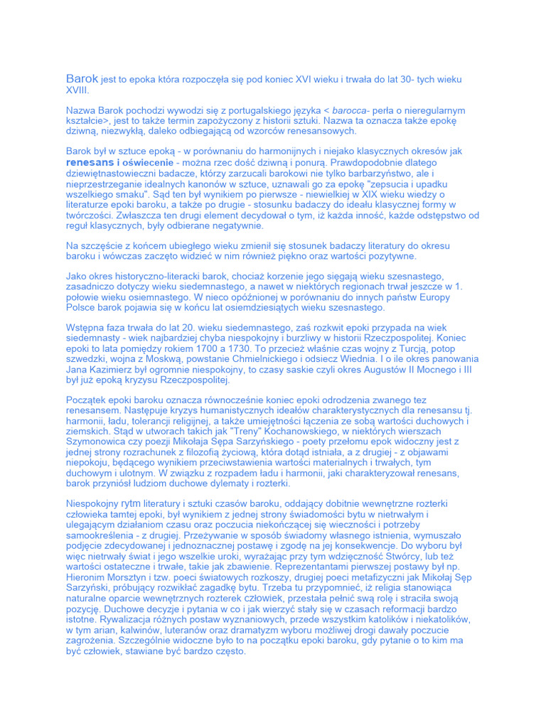 Barok | PDF