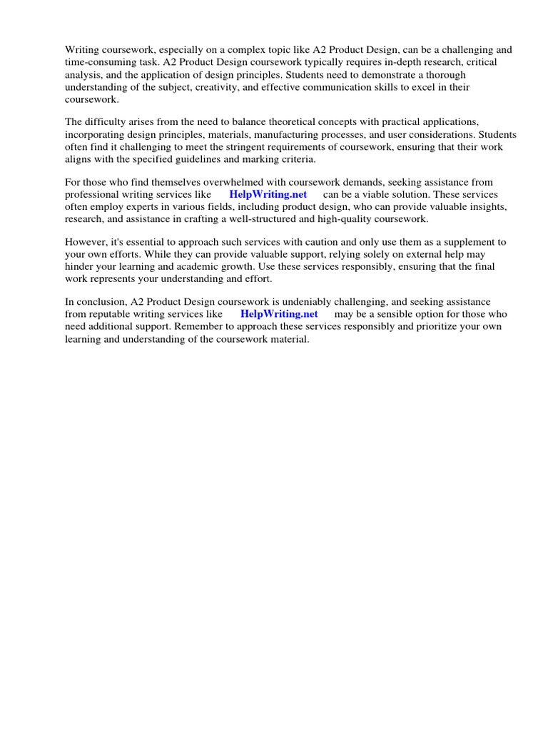 A2 Product Design Coursework Specification | PDF | Brainstorming | Welding