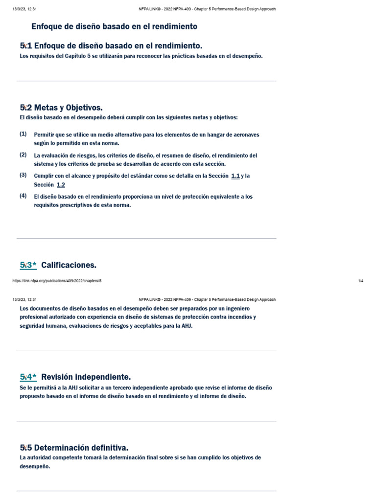 NFPA LiNK® - 2022 NFPA-409 - Chapter 5 Performance-Based Design ...