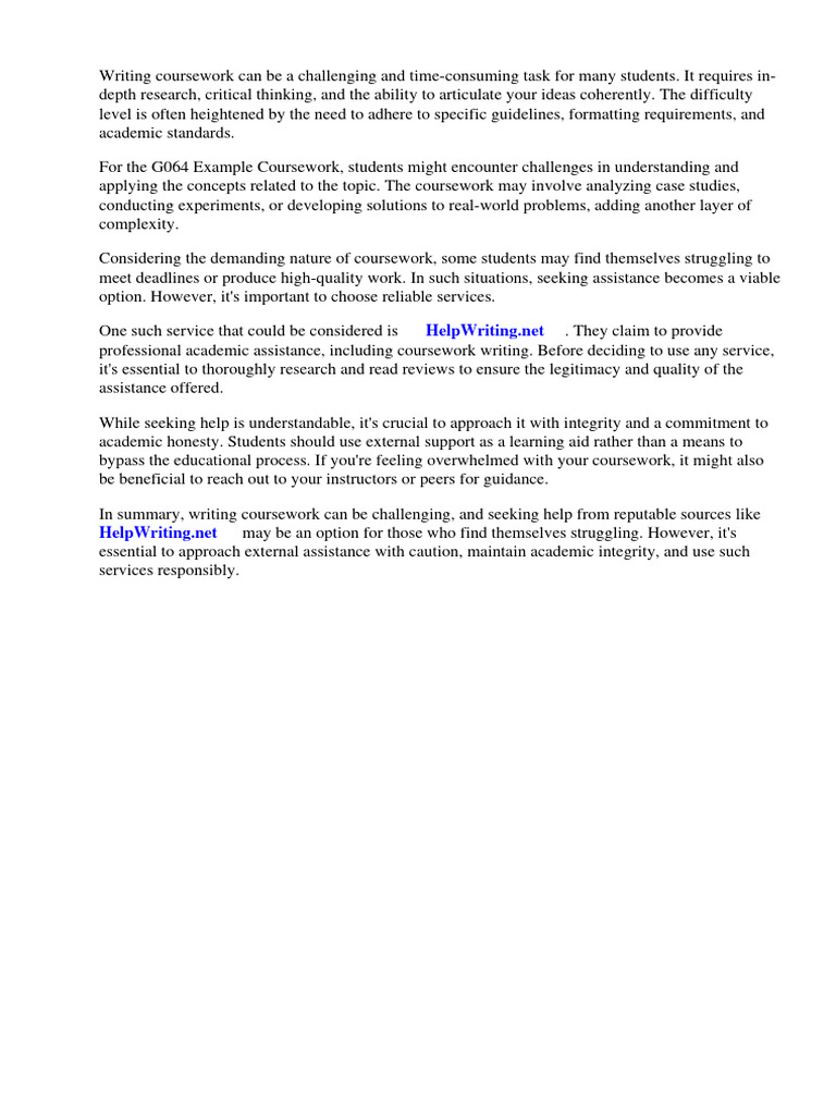 g064 Example Coursework | Download Free PDF | Learning | Human Communication