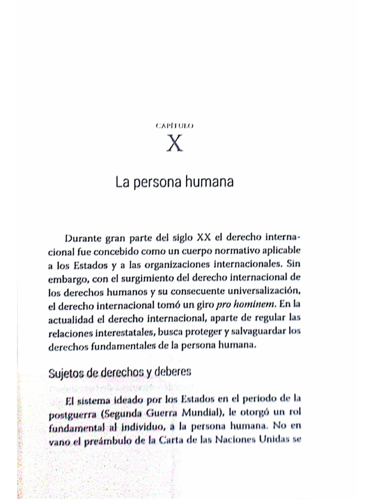 10 La Persona Humana | PDF