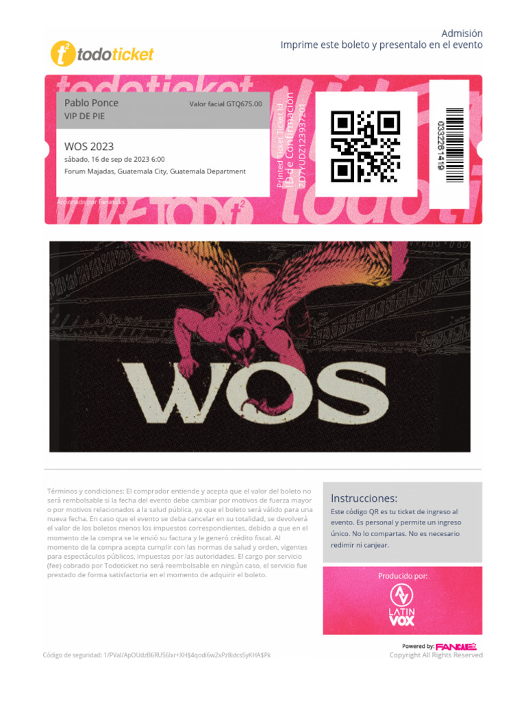 Wos Entradas | PDF
