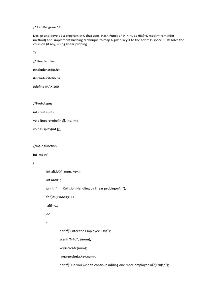 12 LinearProbing | PDF | Software Engineering | Computer Engineering