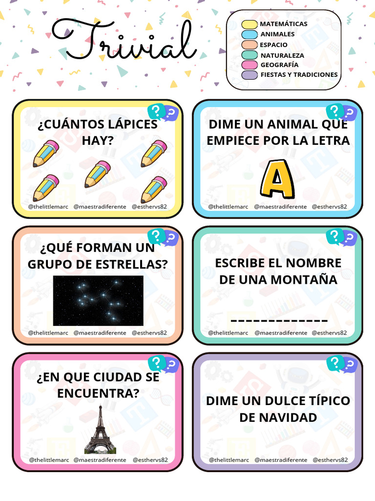 Preguntas Triviales para Niños | PDF | Naturaleza | Ciencias de la Tierra