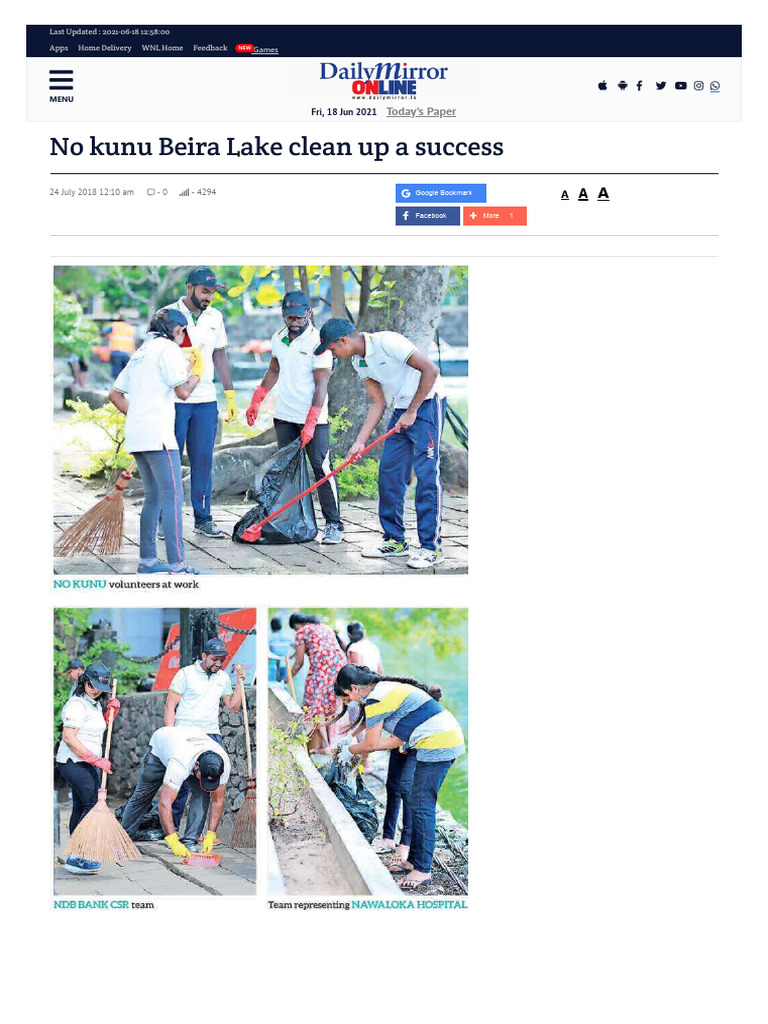 Beira Clean Up-2 | PDF | Environmental Issues | Pollution